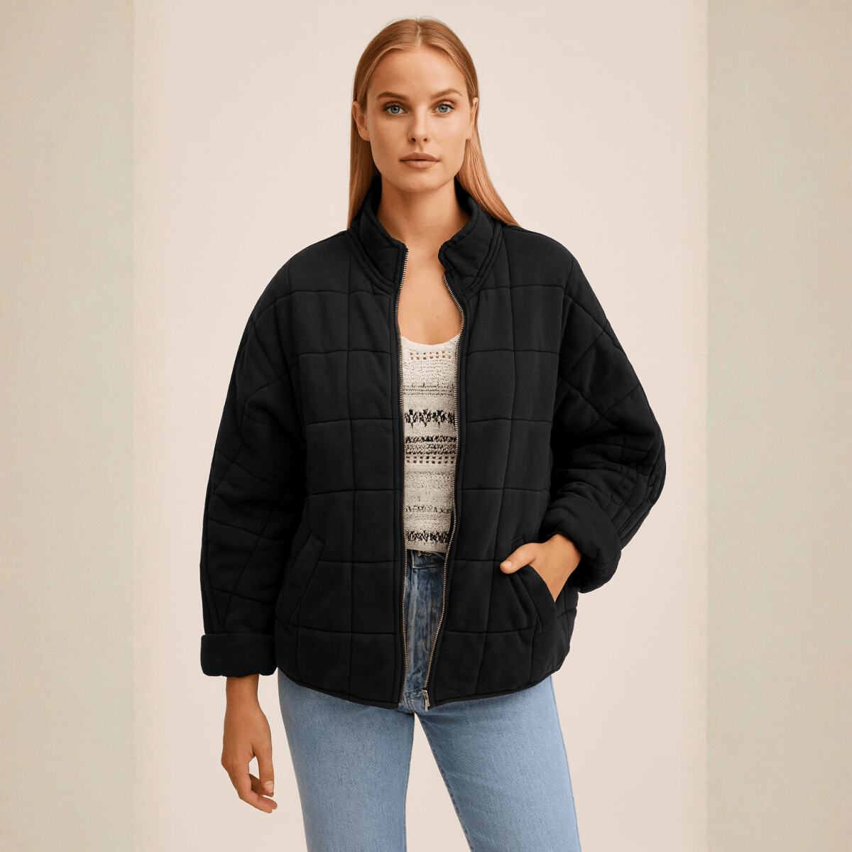 Nurielle | Oversized Mid Season Jacket – NORÁ Hamptons